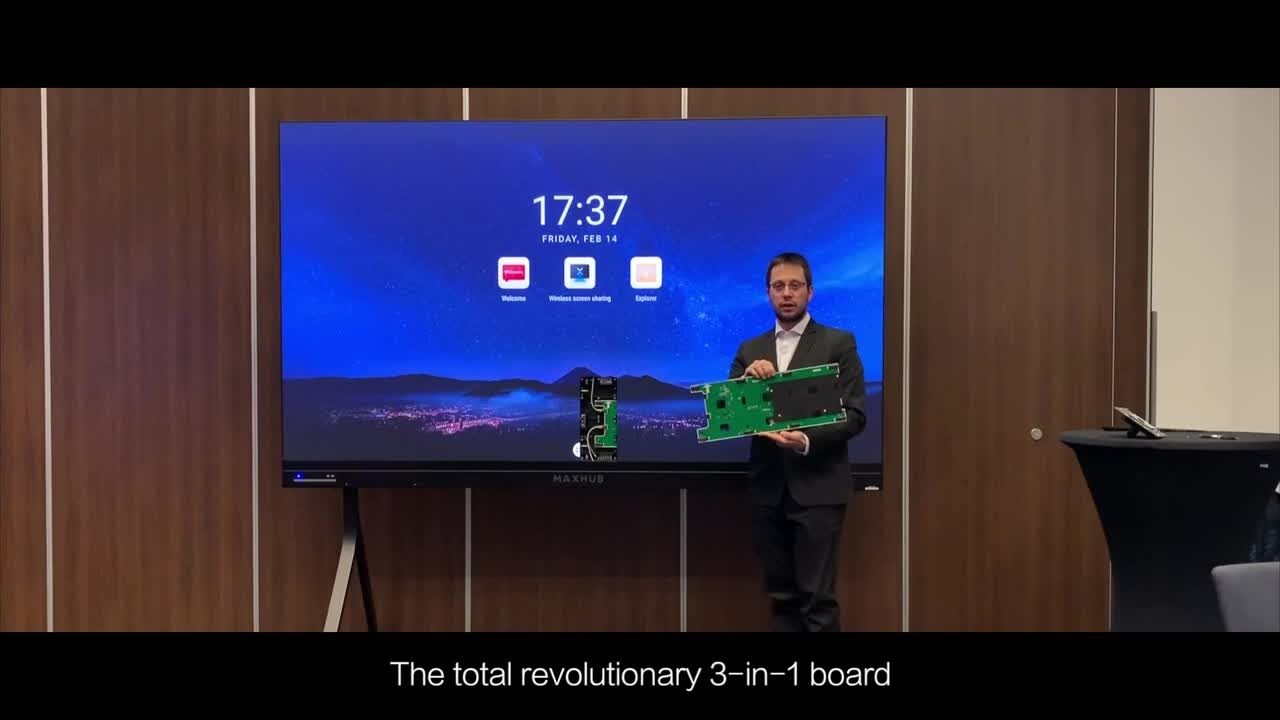 The stunning MAXHUB 120” all-in-one LED wall installation in Birmingham