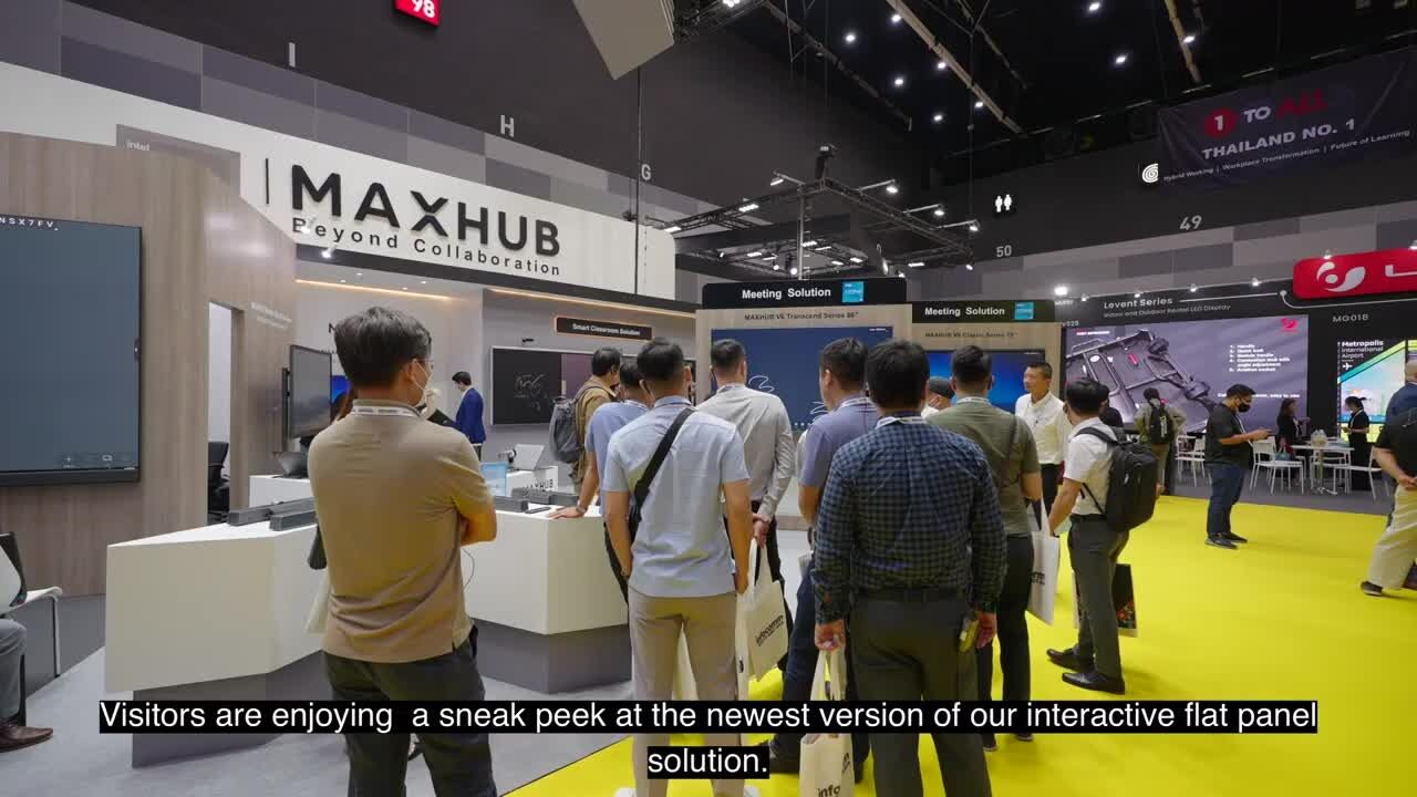 A Quick Walk-through of MAXHUB’s InfoComm SEA 2022 Booth