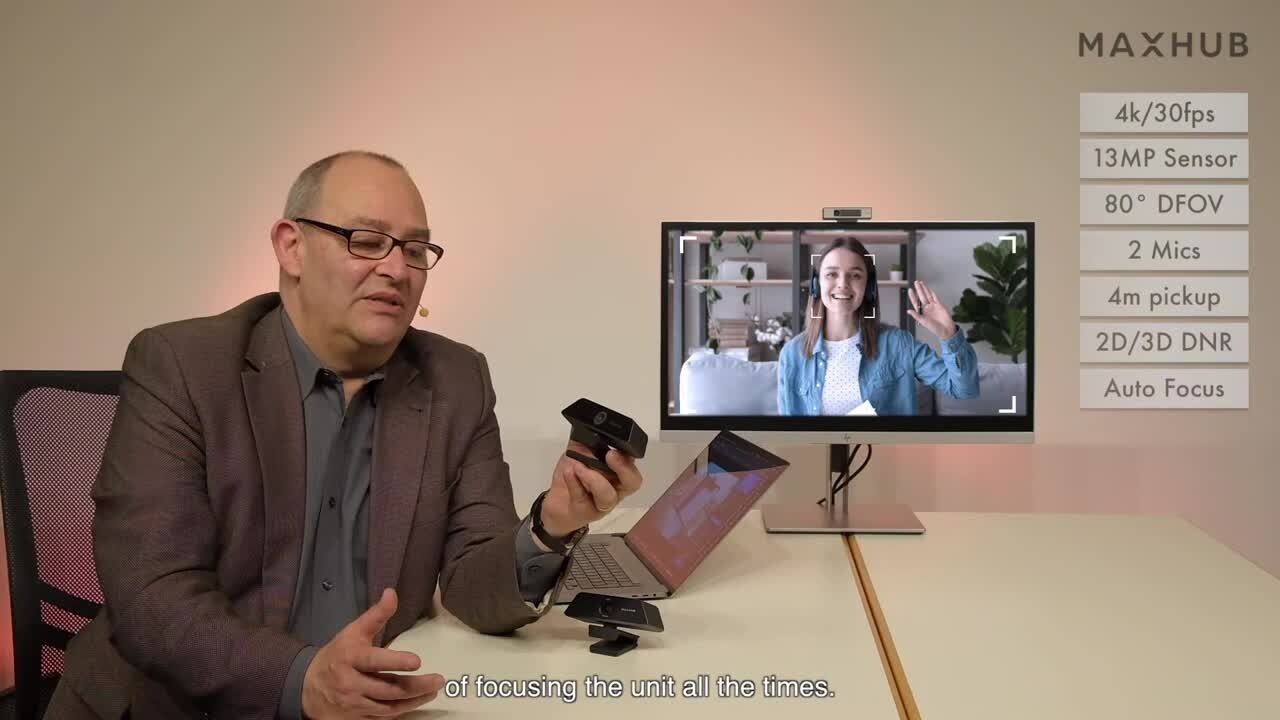 MAXHUB UC Webcam Overview & Demo