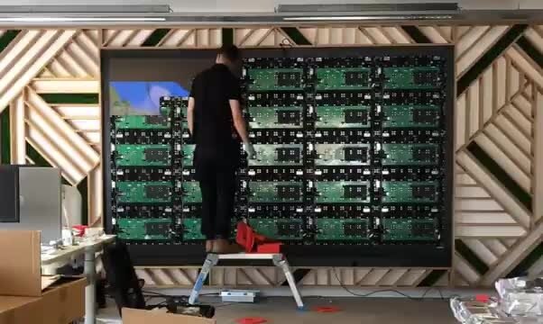 The stunning MAXHUB 120” all-in-one LED wall installation in Birmingham